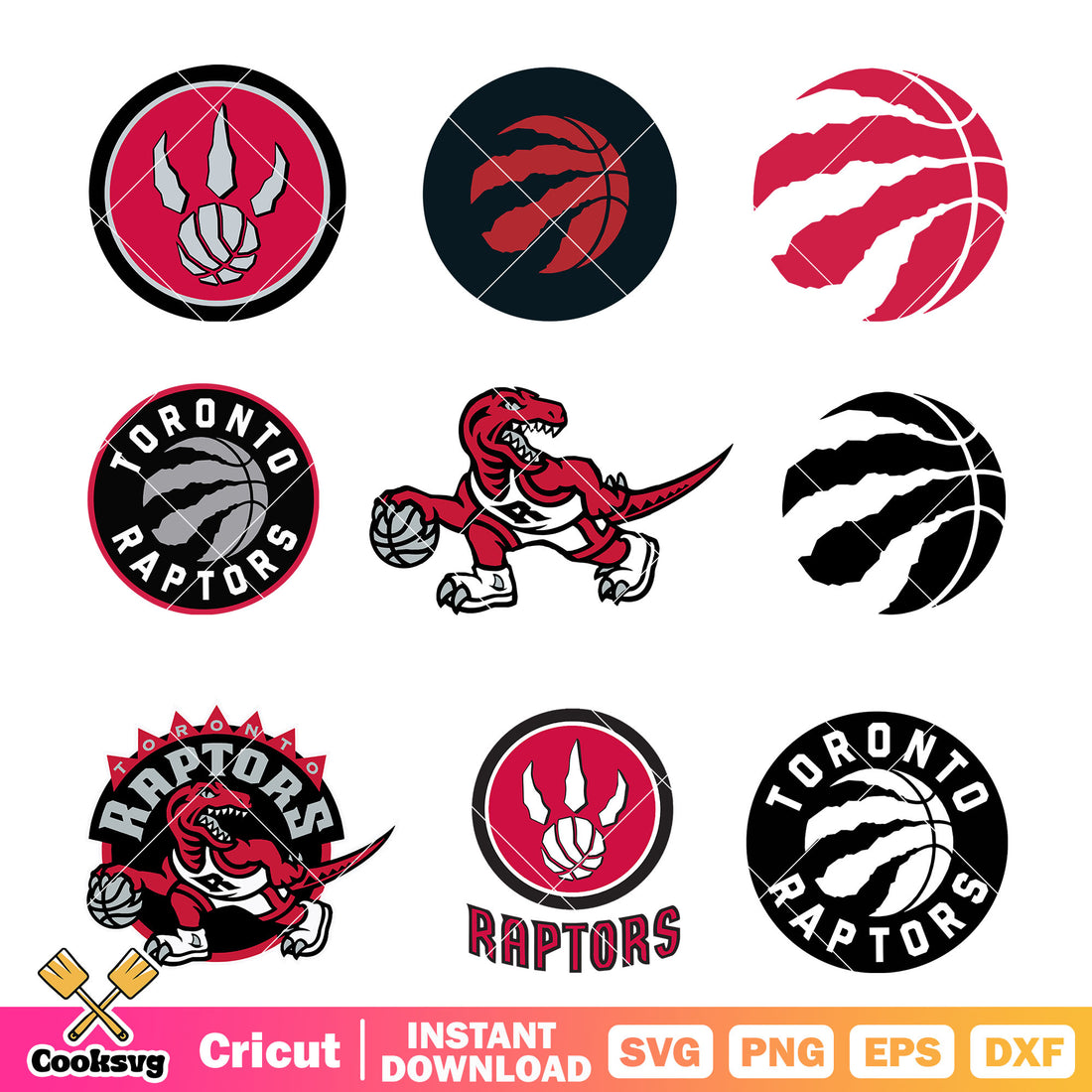Toronto Raptors logo design bundle svg, Toronto Raptors svg – Cooksvg