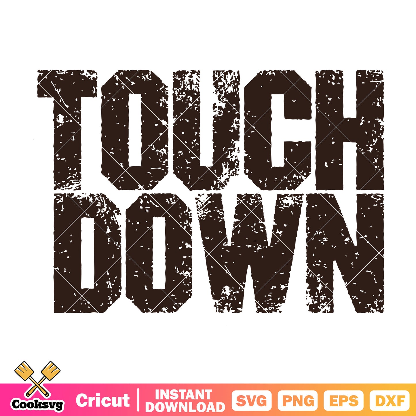 Touch down svg, touch down football svg, retro football svg – Cooksvg