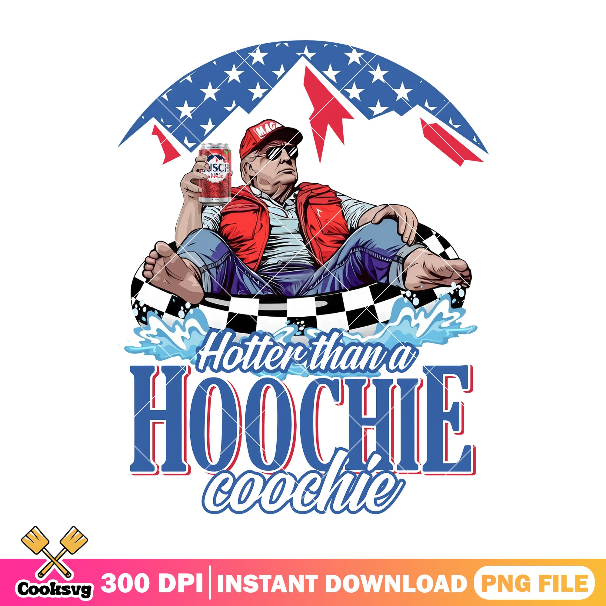 Trump busch light beer png, Hoochie coochie png, trump beer png – Cooksvg
