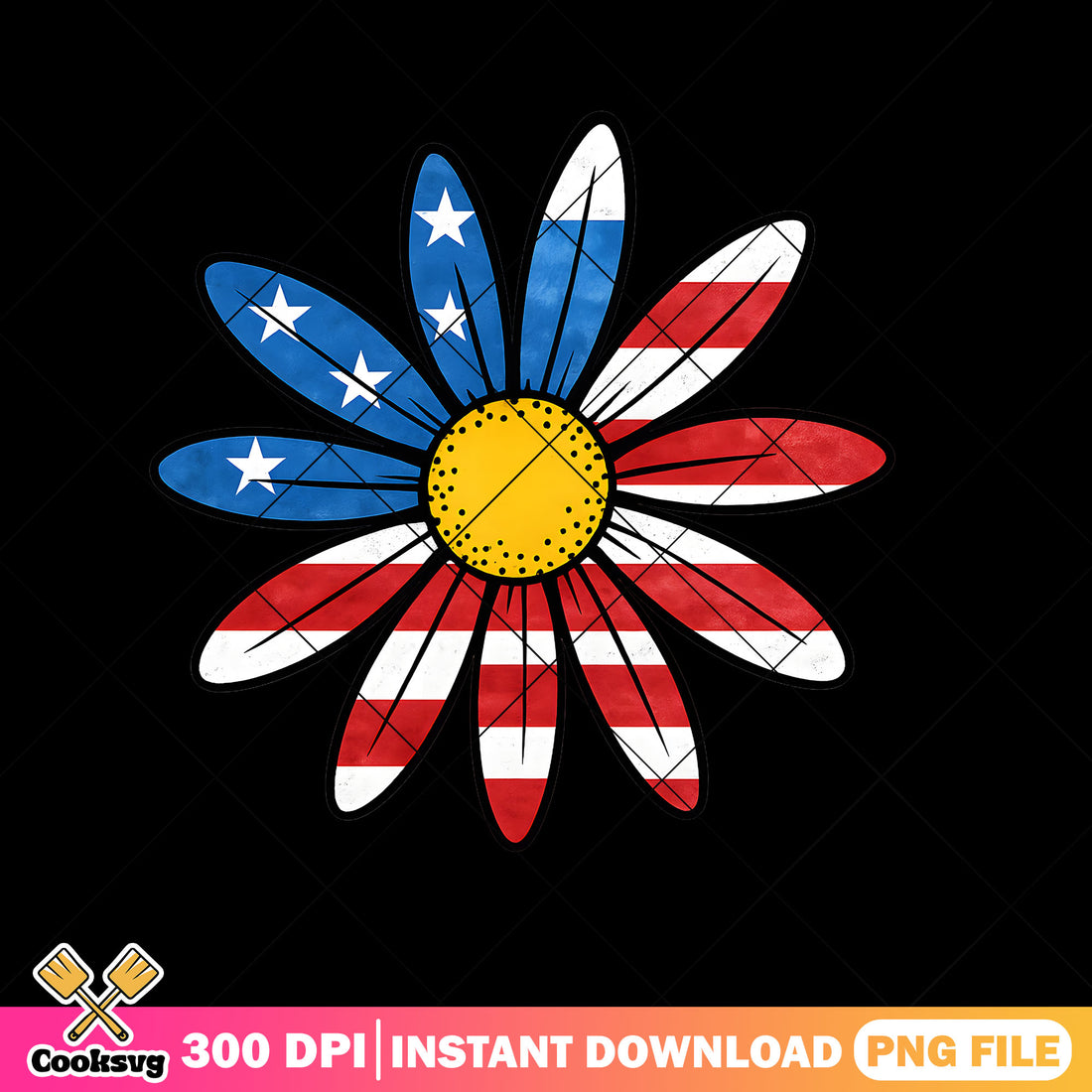 Usa Flag Sunflower png design, america sunflower png, usa flag png ...