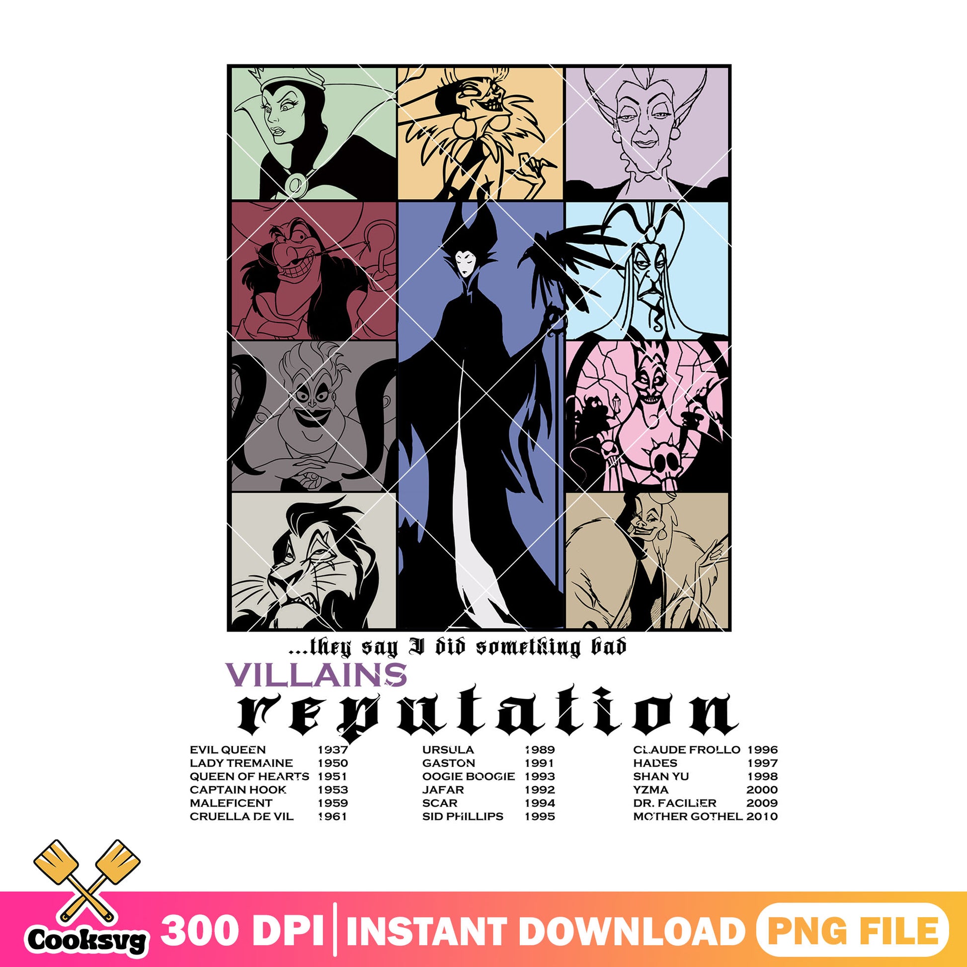 Villains repulation design png, villains disney png, disney cartoon pn ...