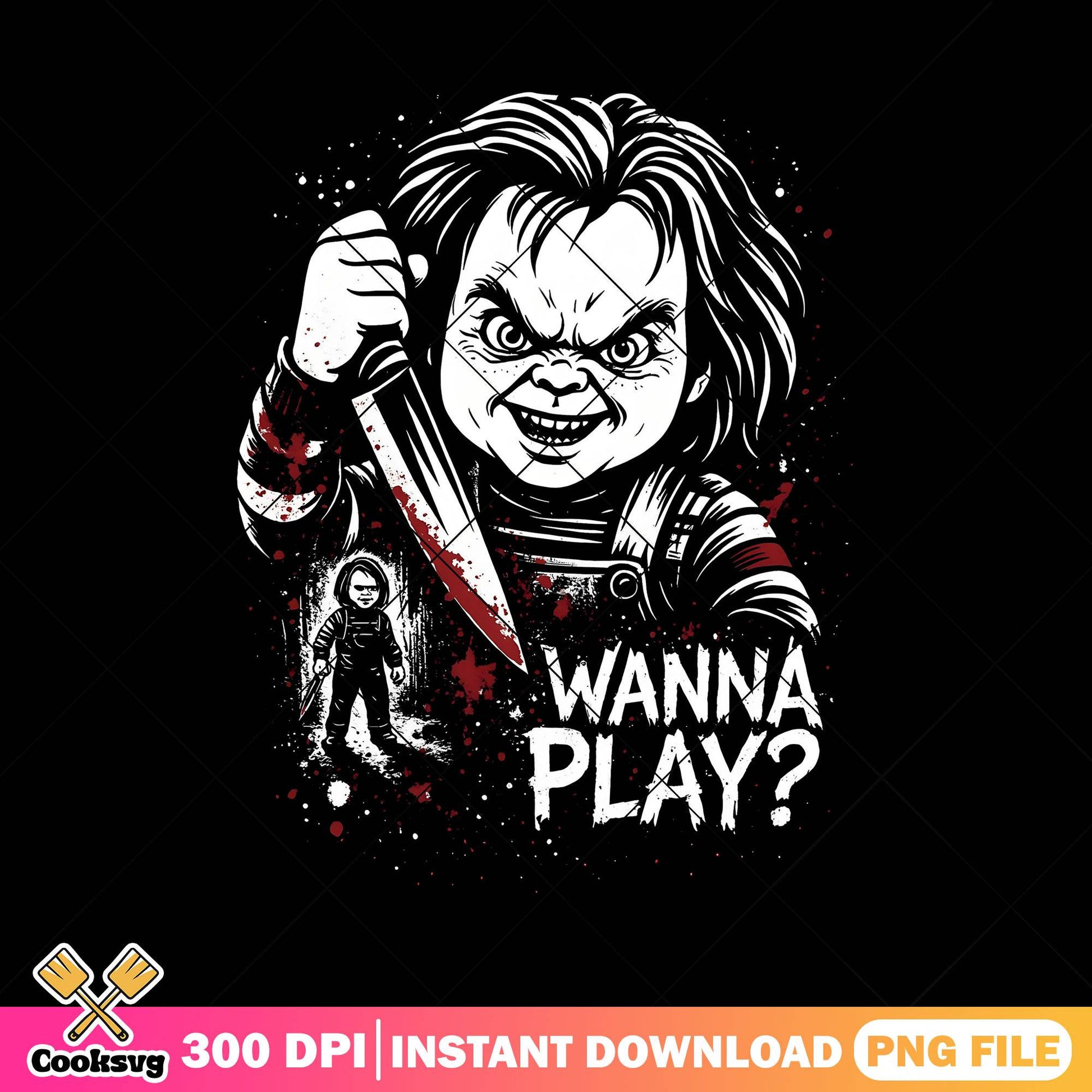 Wanna play chucky png, chucky scary png, chucky halloween png – Cooksvg