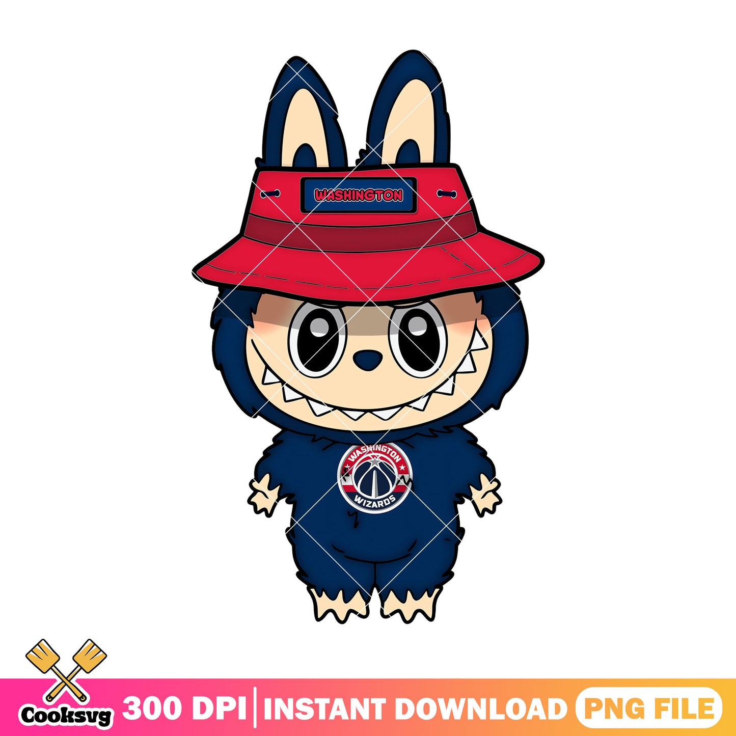 Washington labubu baseball team png, labubu blue png, labubu cute png ...