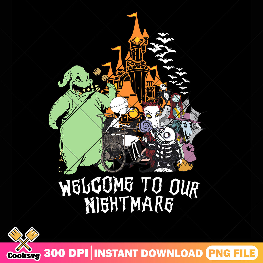 Welcome to our nightmare png, nightmare before christmas png – Cooksvg