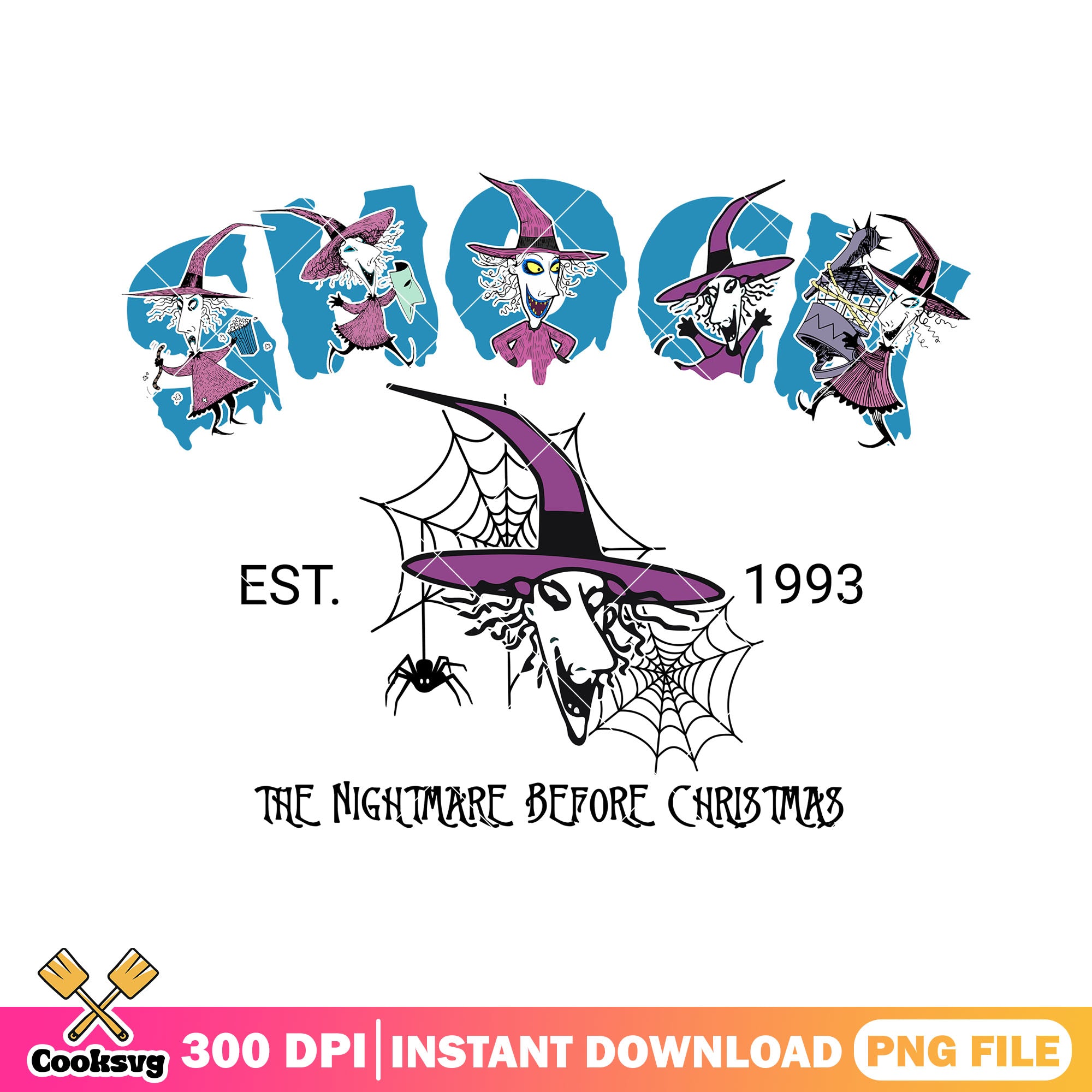 Wicked shock witch png, nightmare before christmas png, shock disney p ...