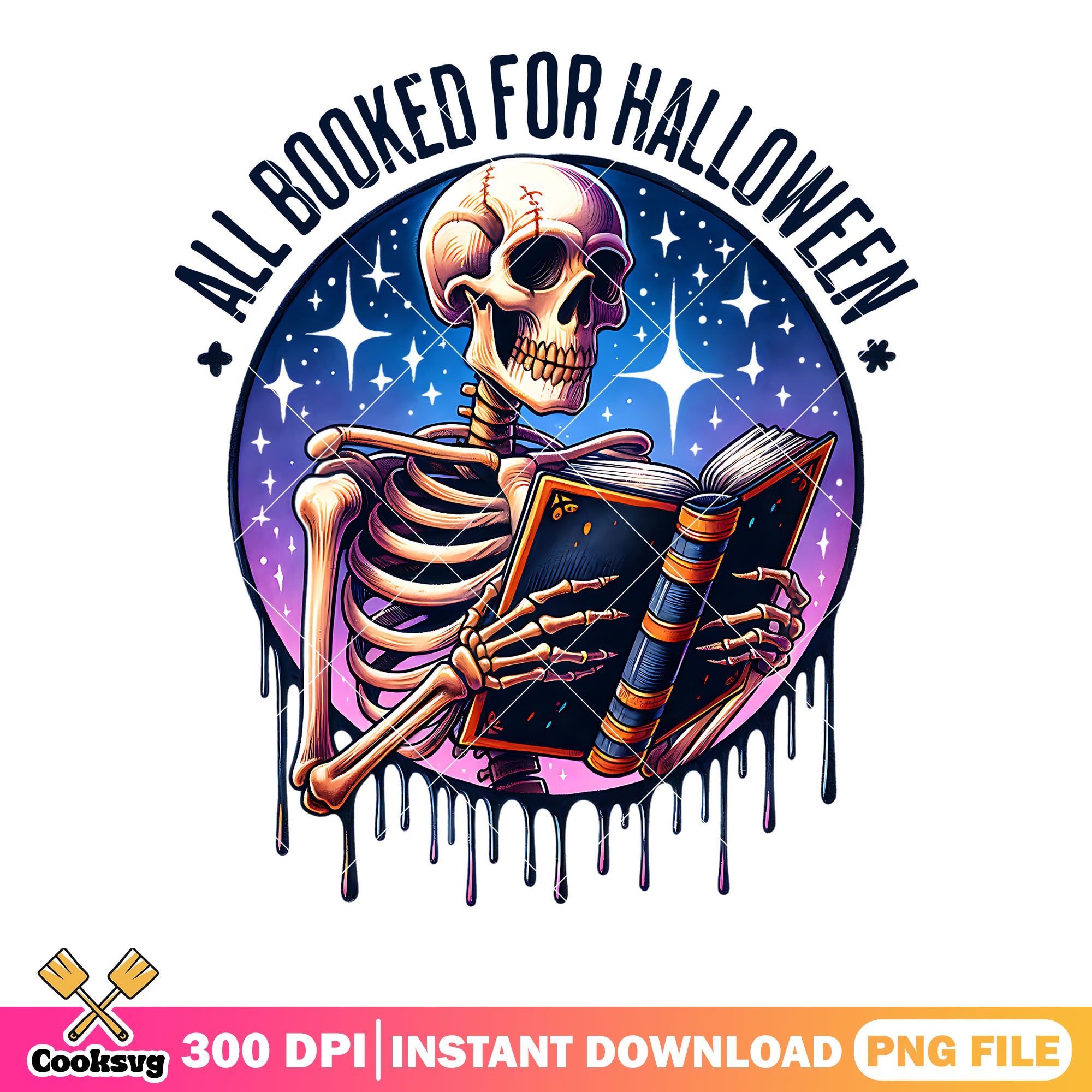 Wise starry night png, skeleton costume png, halloween scary png – Cooksvg