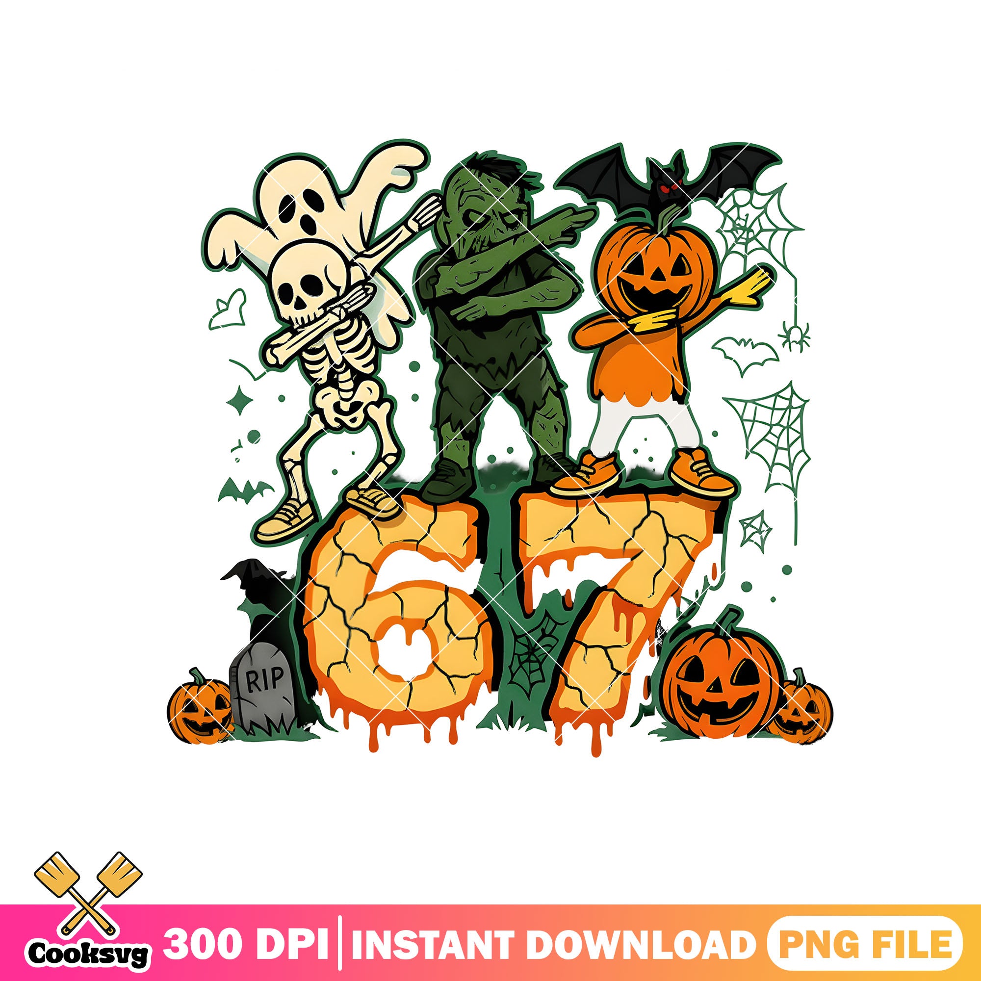 Zombie six seven hand png, six seven spooky png, funny six seven png ...
